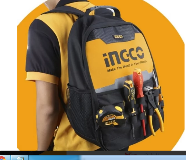 Tools Backpack INGCO HBP0101 Tas Ransel Tool Bag 20kg Toolbag Organizer ...
