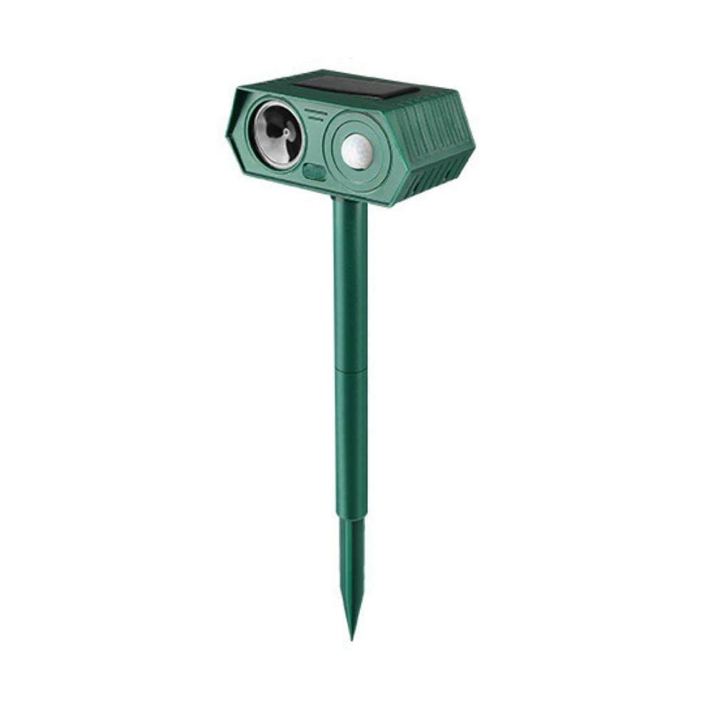 Cat High Volume Sound Solar Animal Flashing Light Waterproof Ultrasonic ...