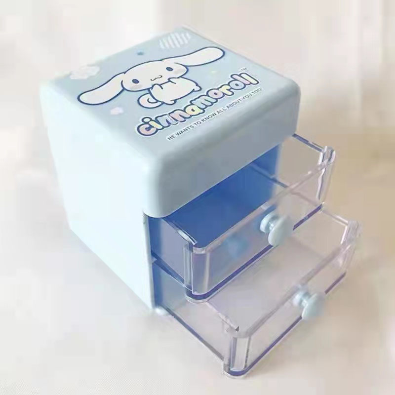 Desktop Drawer Cute Cartoon Jewelry Mini Storage Organizer Box | Lazada PH