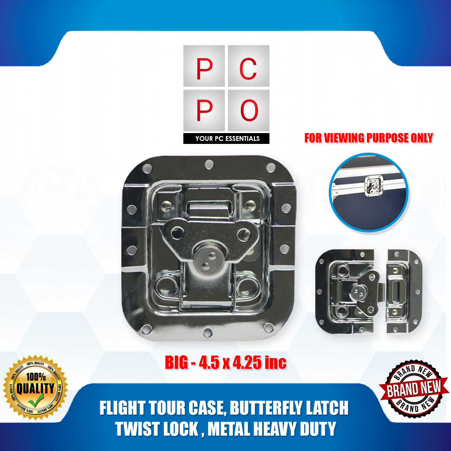 FLIGHT TOUR CASE, BUTTERFLY LATCH TWIST LOCK , METAL HEAVY DUTY | Lazada PH