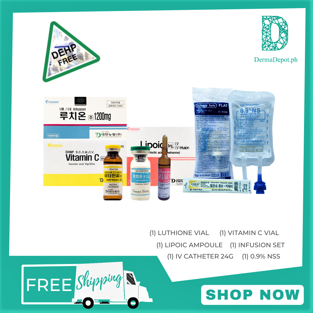 Aurora Glutathione Drip Set (Complete Package Trial Set) - Gluta ...