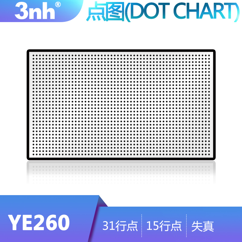 YE260 dot chart test card lens distortion test chart camera distortion ...