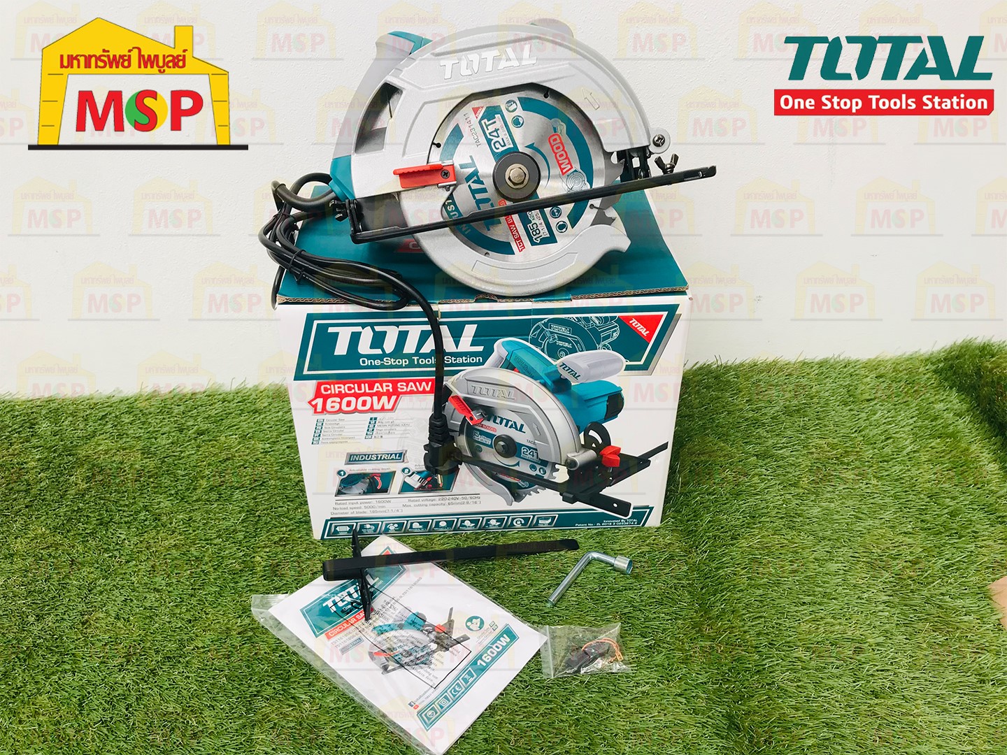 Total เลื่อยวงเดือน 7 นิ้ว 1600 วัตต์ พร้อมใบเลื่อย 1 ใบ รุ่น TS1161856 ...