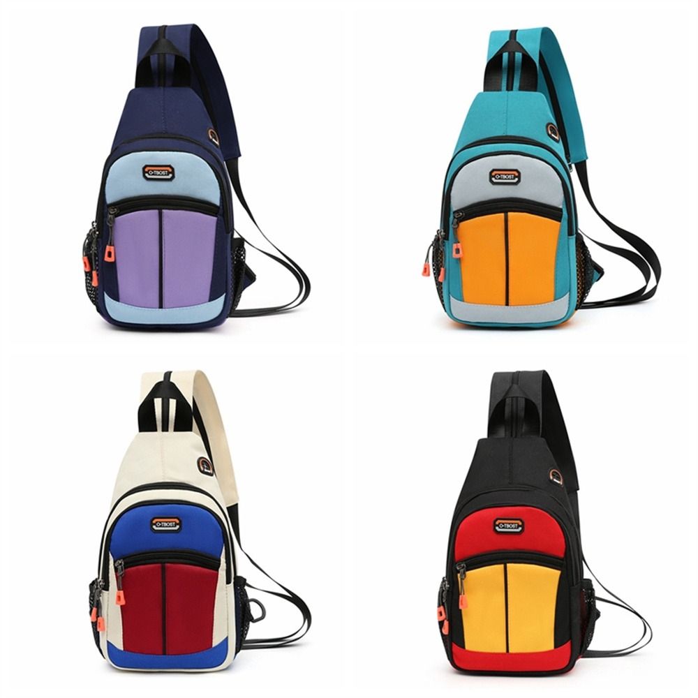 ANGY พร้อมรูหูฟัง กระเป๋าคาดอก กระเป๋าแมสเซนเจอร์ กระเป๋าสะพายไหล่แบบ ...