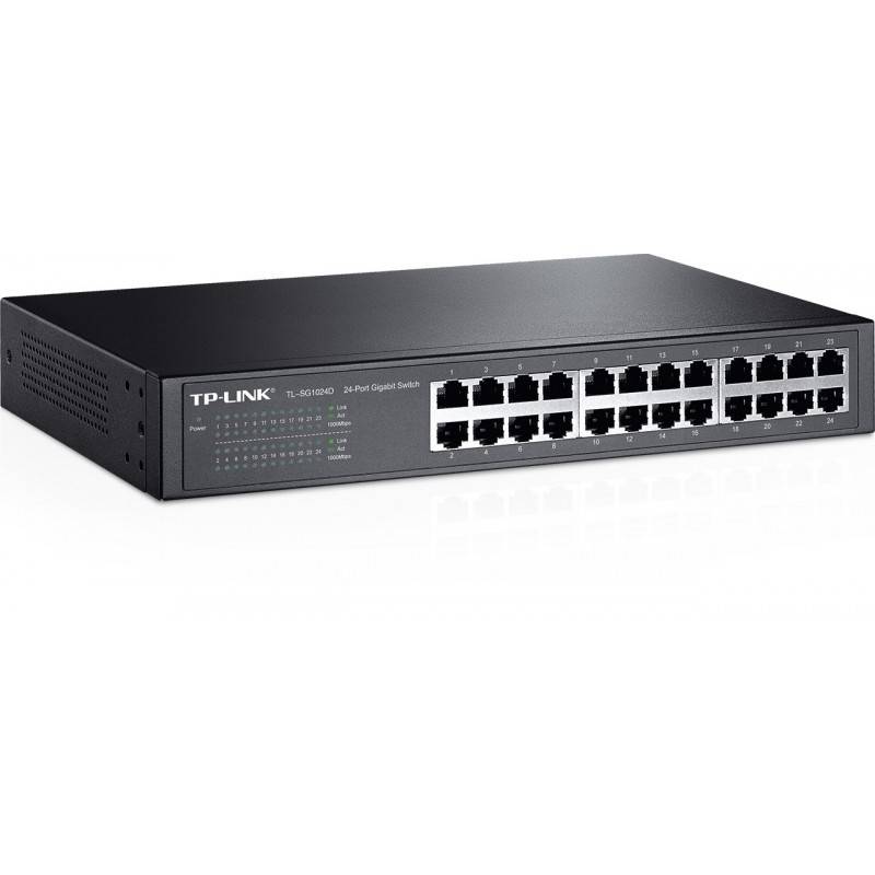 TP-LINK 24-Port Gigabit Desktop / Rackmount Switch TL-SG1024D - MYCOM ...
