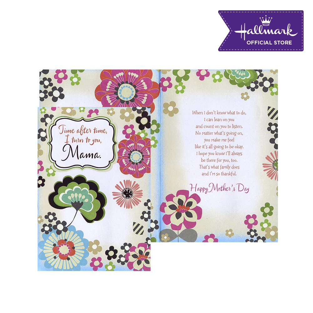 Hallmark Greeting Card (Mother's Day - Time after time, I turn to you ...