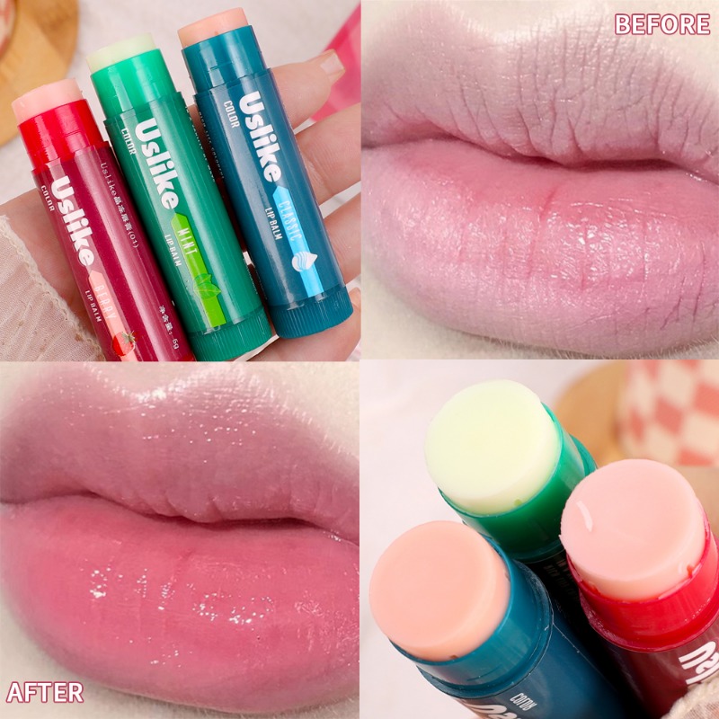 Fruit Moisturizing Lip Balm Waterproof Anti Cracked Jelly Remove Dead ...