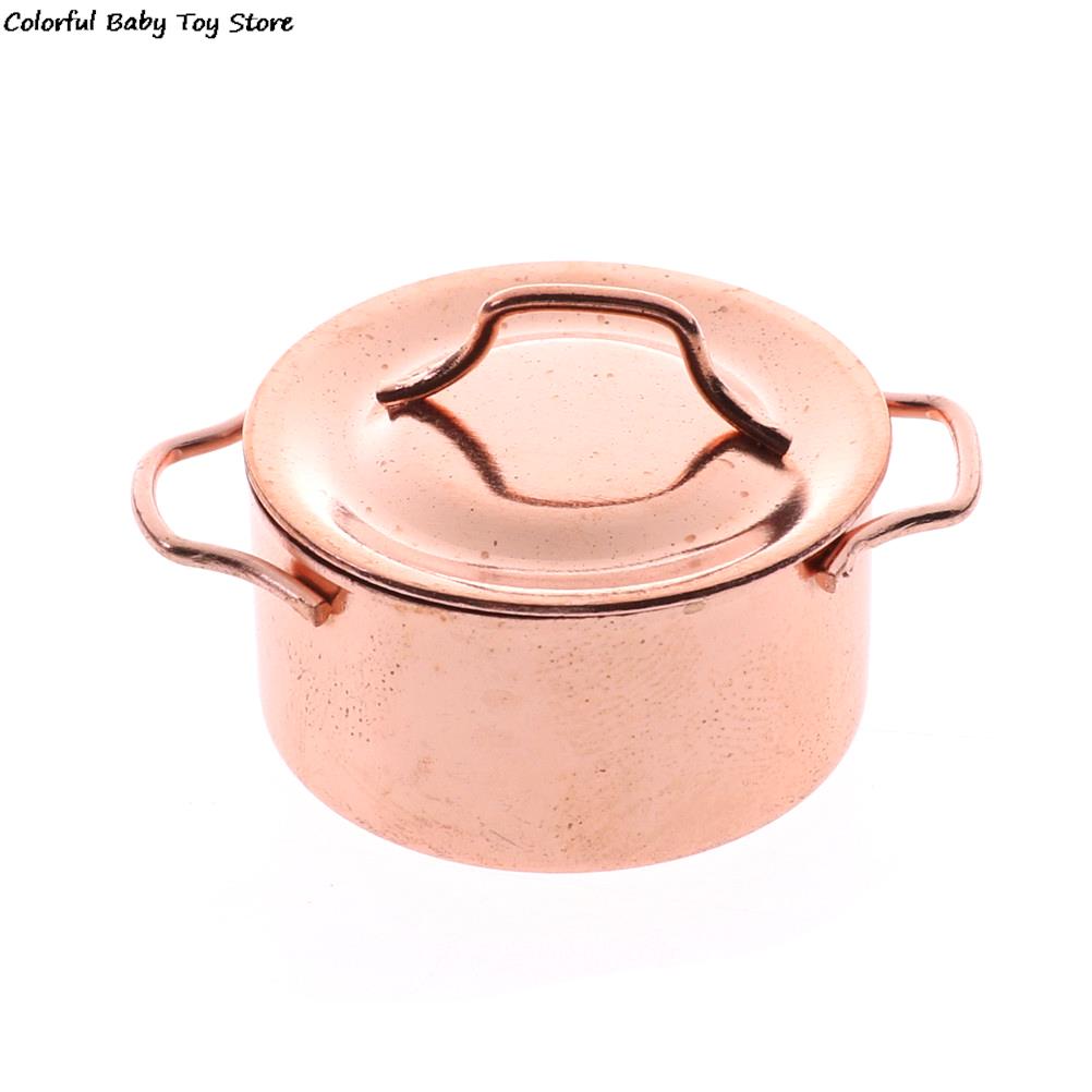 【Trick or Treat Alliance Mall】1:12 Mini Pot With Lid Doll House ...