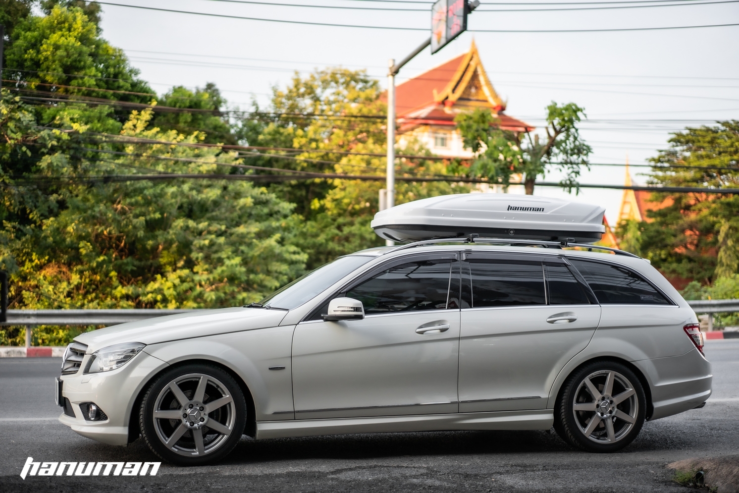กล่องหลังคา Hanuman ขนาด 520L (Hanuman Roof Box) เฉพาะชุดกล่องหลังคา ...