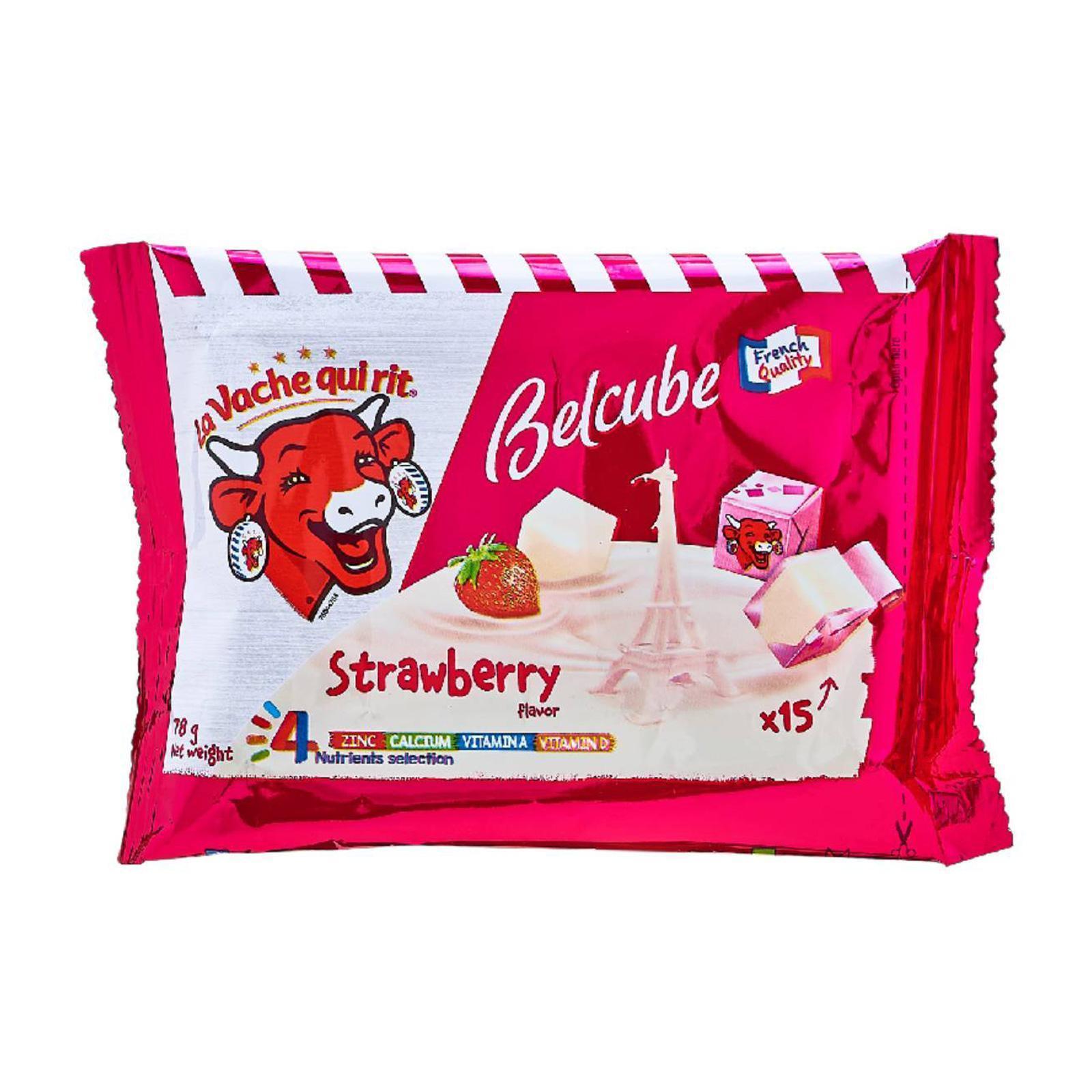 Belcube Laughing Cow Strawberry 15C Cheese | Lazada Singapore