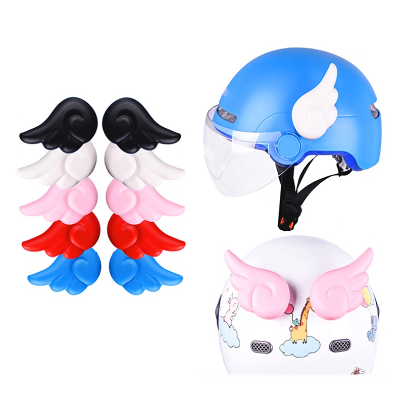 1 Pair Helmet Angel Wings Decoration for Snowboarding Skiing Biking ...