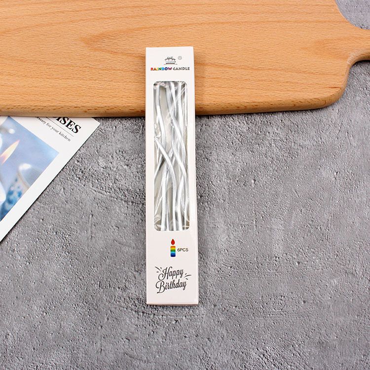Colourful Twist Birthday Cake Candle Kek Lilin 彩色欢乐旋转庆生蜡烛 | Lazada