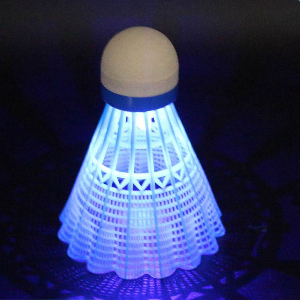Training Light-up LED Badminton Lighting Balls Glowing Luminous ...
