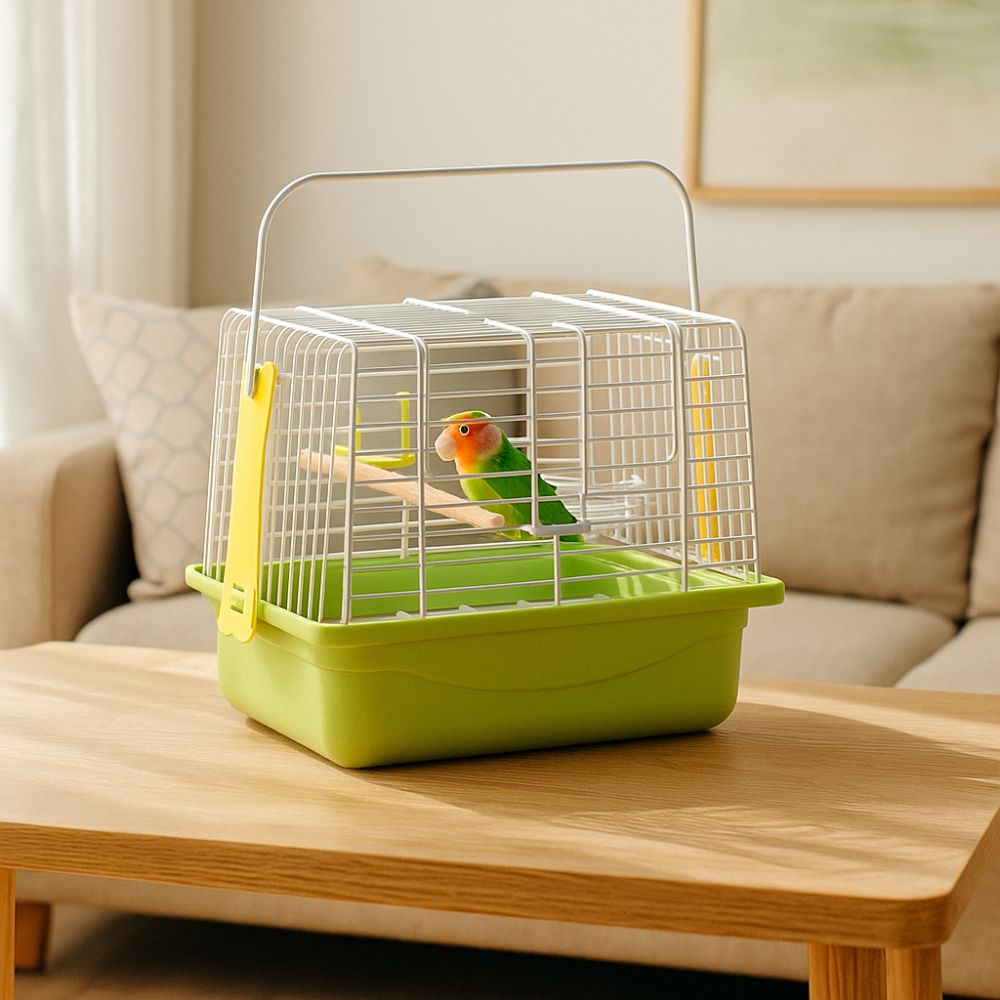 Prevent Escape Removable Portable Bird Cage Durable with Handle Bird ...