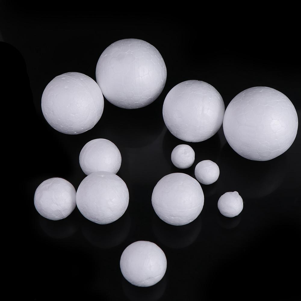 Crafts Mini Foam Balls Polystyrene White Christmas Balls Round ...