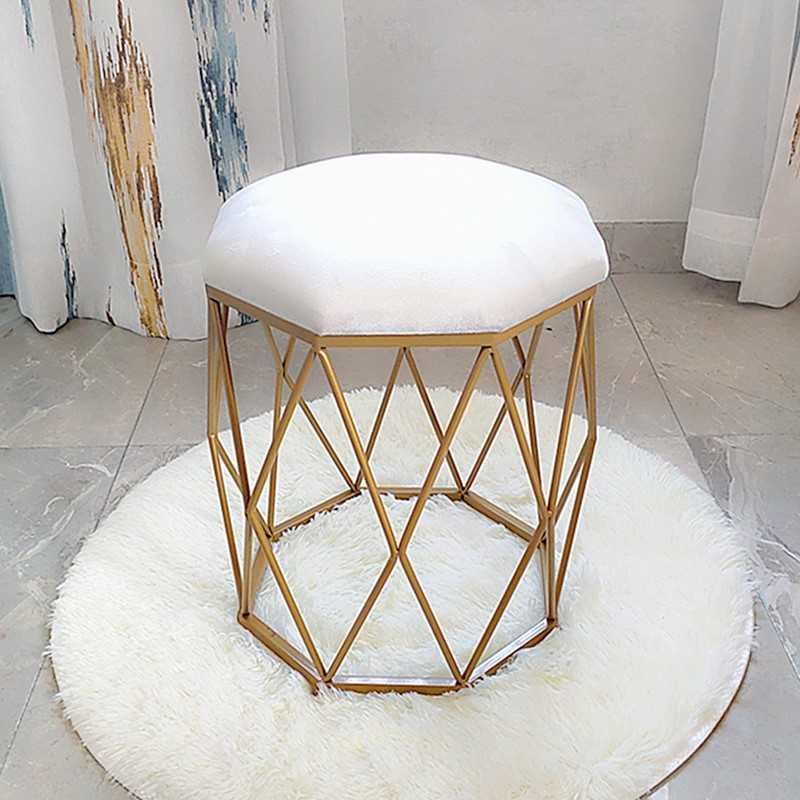 Small stool in front of dressing table Household Nordic cosmetic stool ...