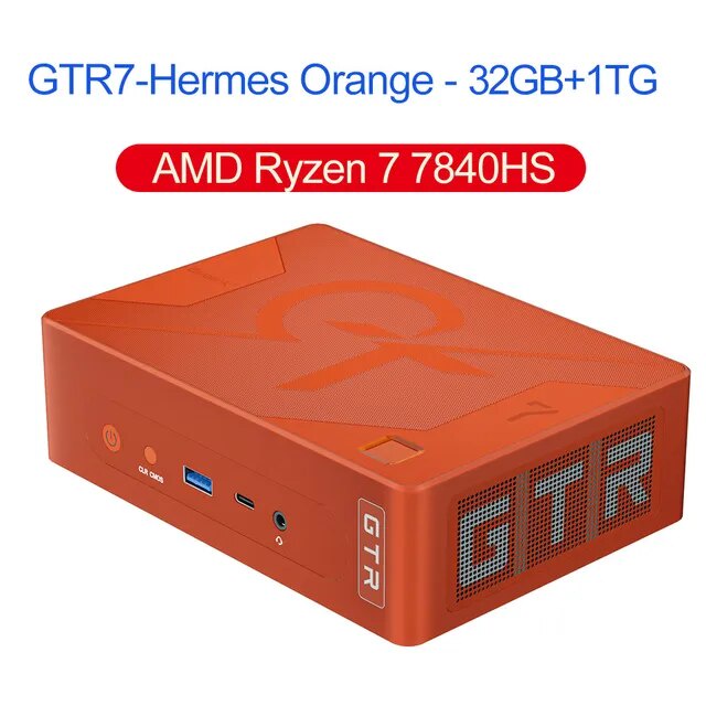 COD ⋚Beelink GTR7 Pro Gaming Mini PC Ryzen 9 7940HS Up to 65W TDP ...