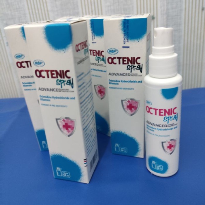 Octenic Spray 50ml perawatan luka/ luka diabetes/ luka bakar/ dll ...