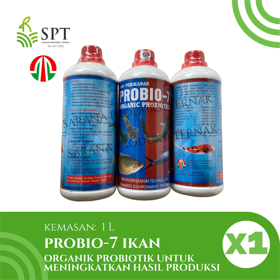 PROBIO 7 PERIKANAN 1L ORGANIC PROBIOTICS PROBIOTIK IKAN | Lazada Indonesia