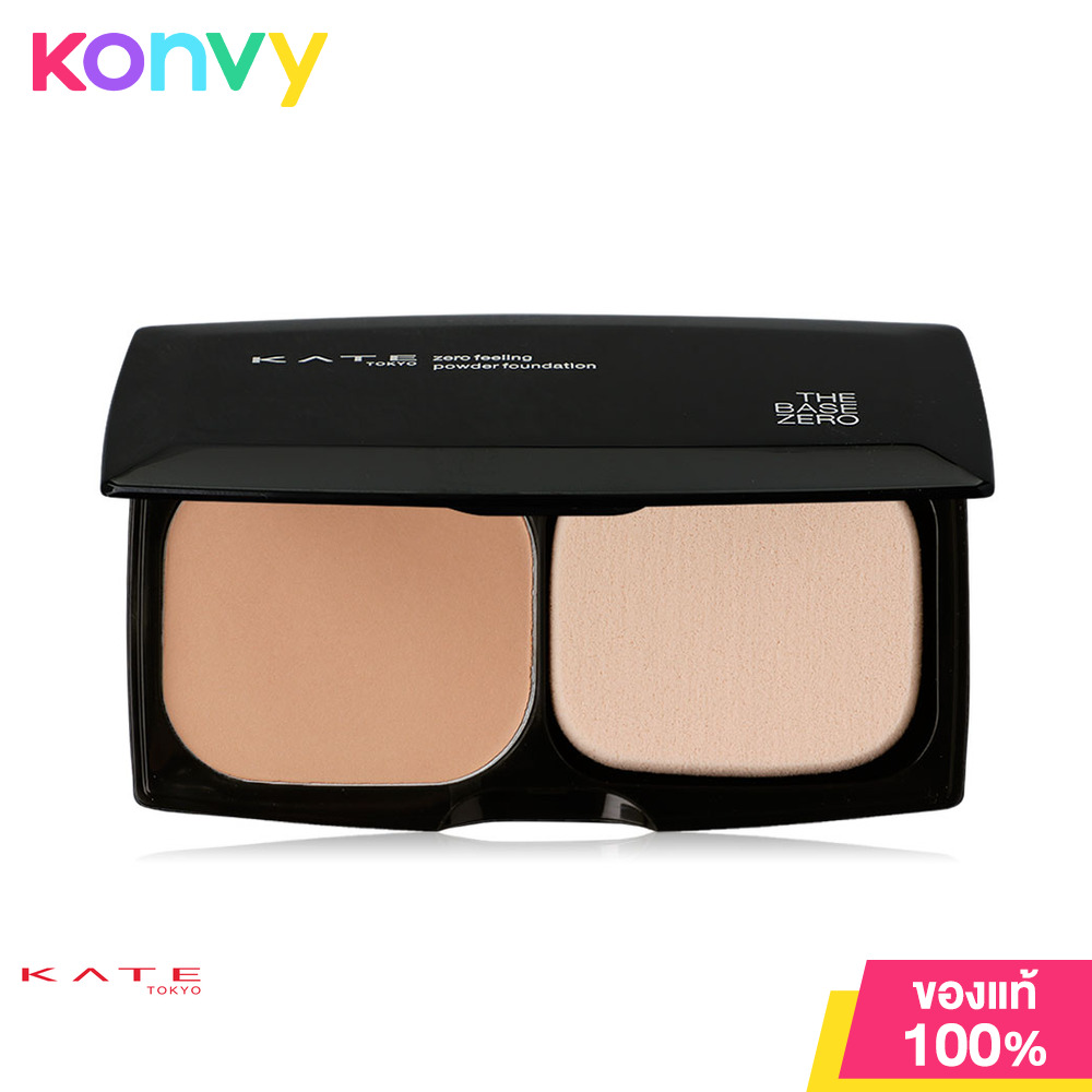 KATE Zero Feeling Powder Foundation 9.5g #02 เคท แป้งผสมรองพื้นโฉมใหม่ ...