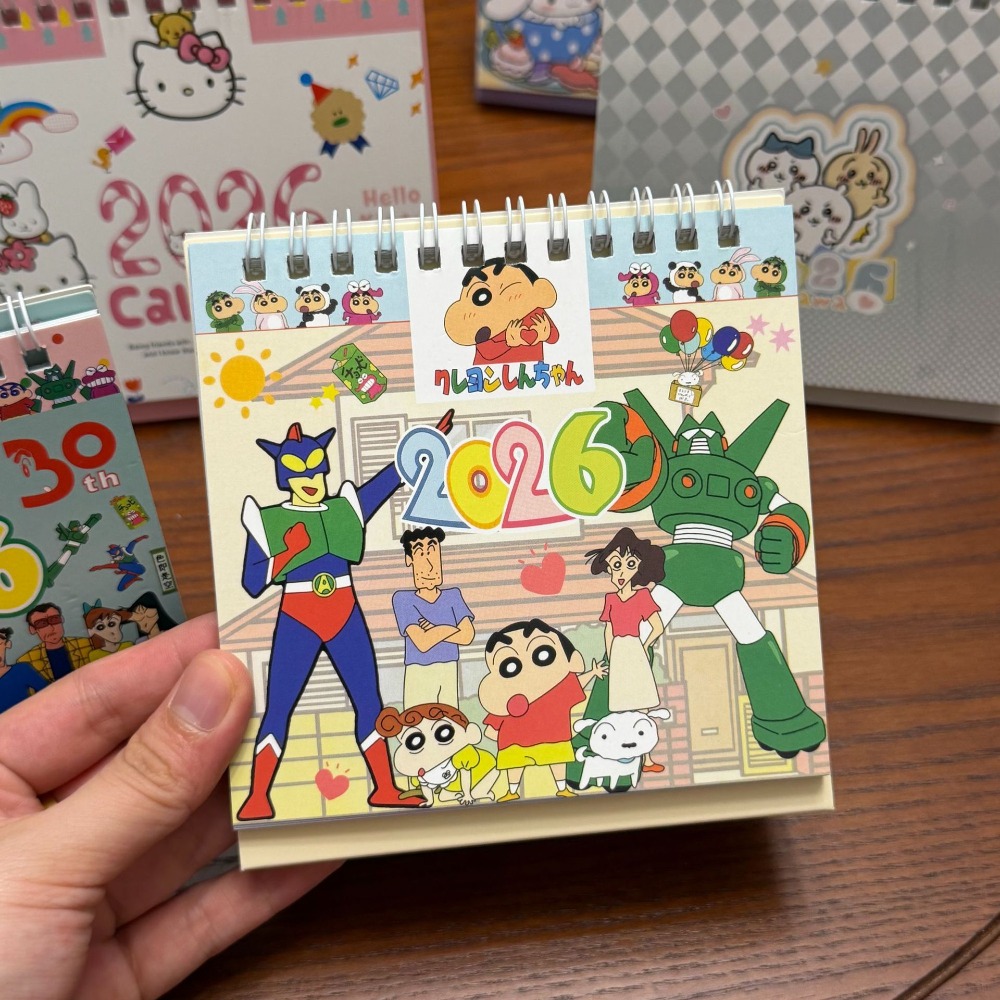 Collectible Crayon Shin-chan Graffiti Comic Calendar Chiikawa ...