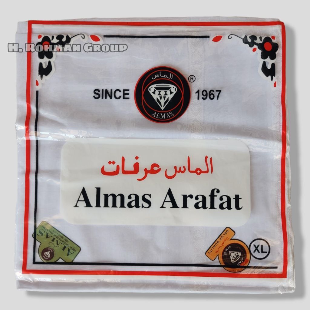 Sorban Putih Habaib Surban Ulama Serban ALMAS ARAFAT Made in INDIA BISA ...