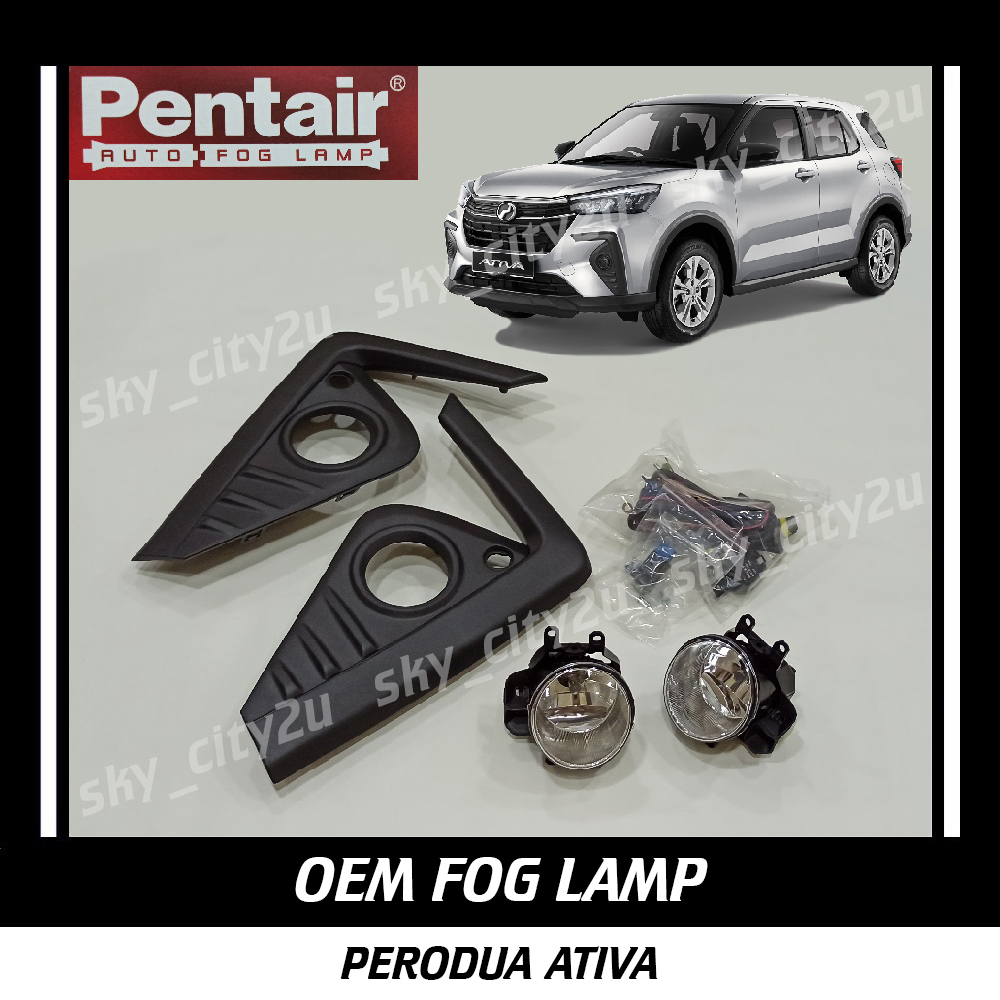 Pentair Perodua Ativa 2020 2021 2022 Oem Fog Lamp High Quality Car Spot ...