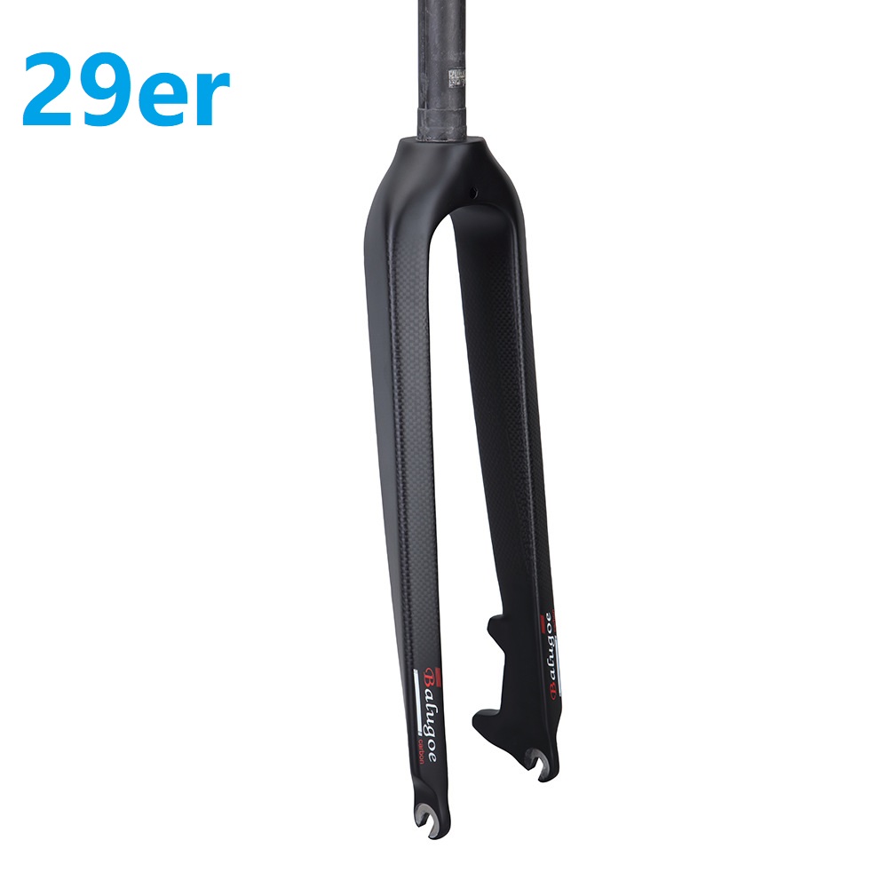 BALUGOE carbon fiber T800 MTB bicycle fork 3K Matte 26er/27.5er/29er ...
