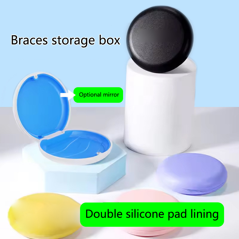 Braces Orthodontic Case Dental Retainer Box Case Magnetic Aligner Mouth ...