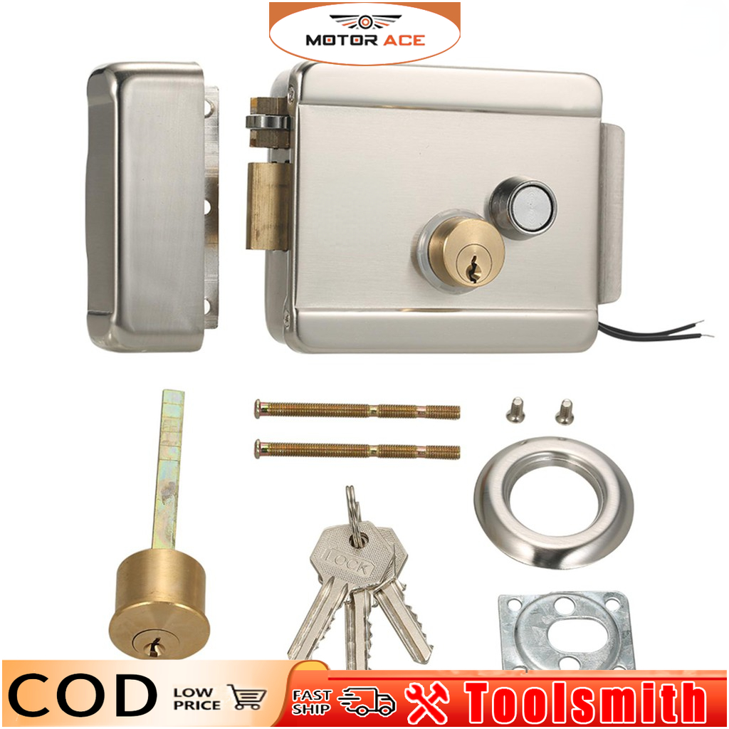 【Local Shipment】WAFU Smart Electric Gate Door Lock Secure Electric ...