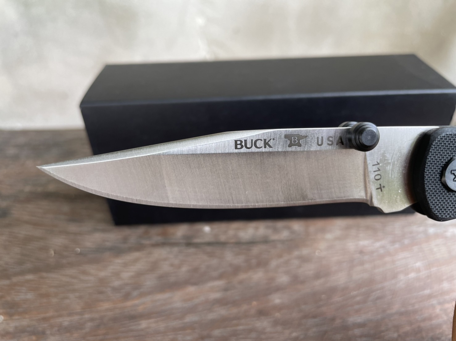 Buck 110 SLIM PRO TRX Black {0110BKS3-B CAT.11880} #มีดพับ ...