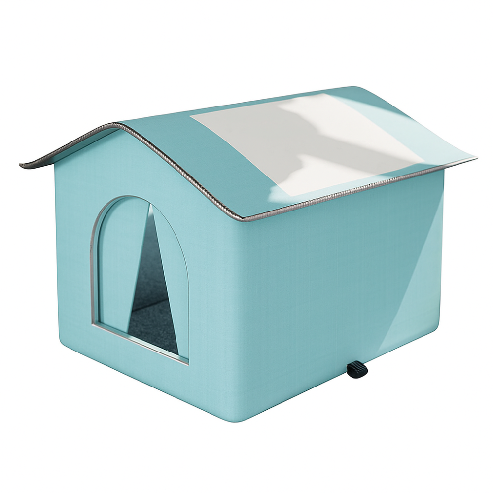 Universal Waterproof Insulated Cat House Foldable Enclosed Cooling Dog ...