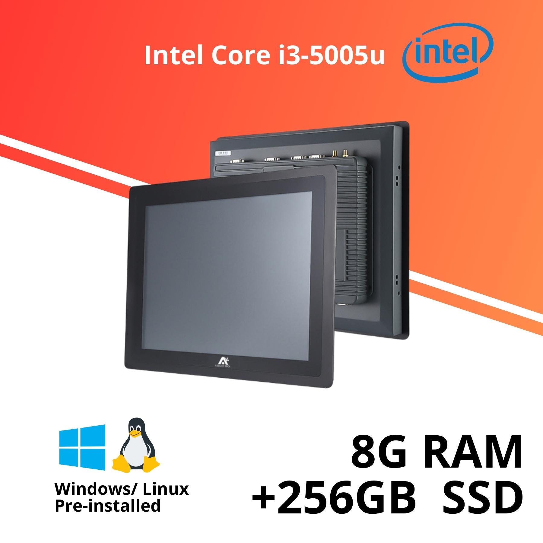 Aright Nexus 15" LCD Touchscreen Panel PC Intel Core i3-5005u (Model: AR-P14 5005U I3 ...