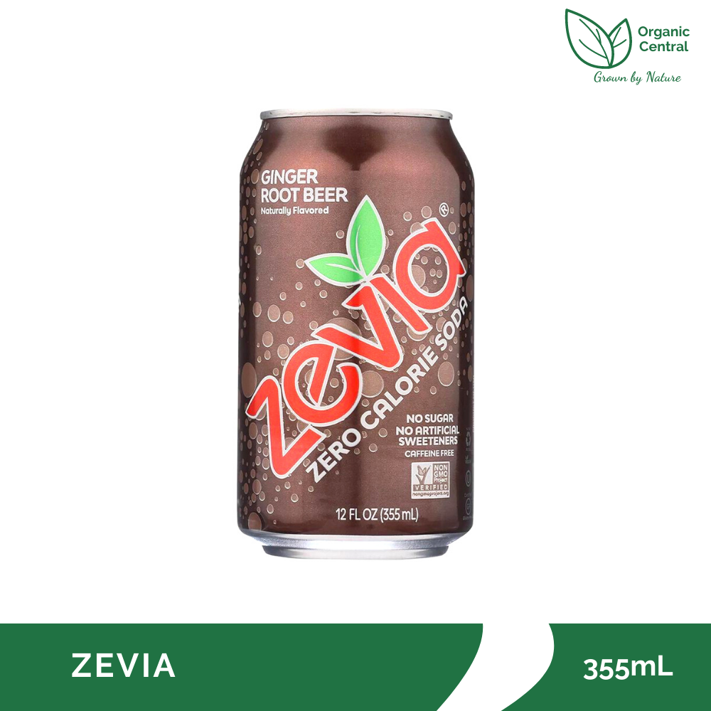 Zevia Ginger Root Beer Soda 355mL | Lazada PH