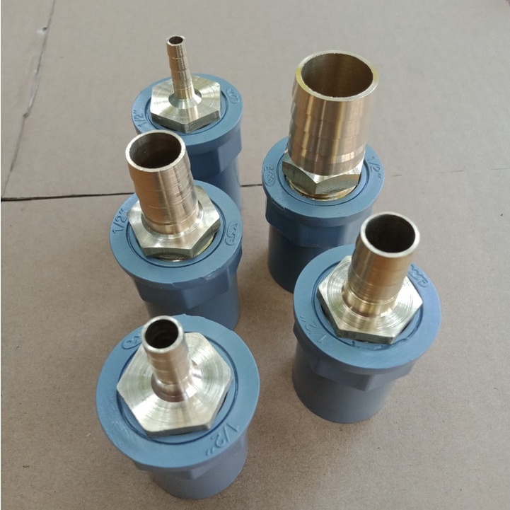 Đầu chuyển đổi từ ống PVC 27 ra nối đuôi chuột 6,8,10... | Lazada.vn