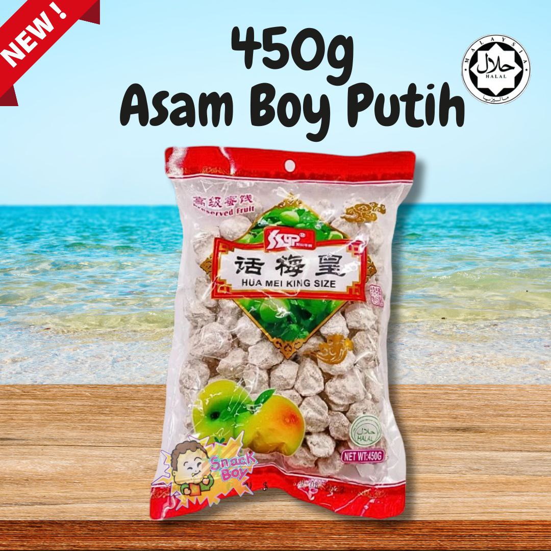 450g SSYP Asam Boy Putih / Bai Hua Mei / Asam Boi Putih / Asam Siam ...