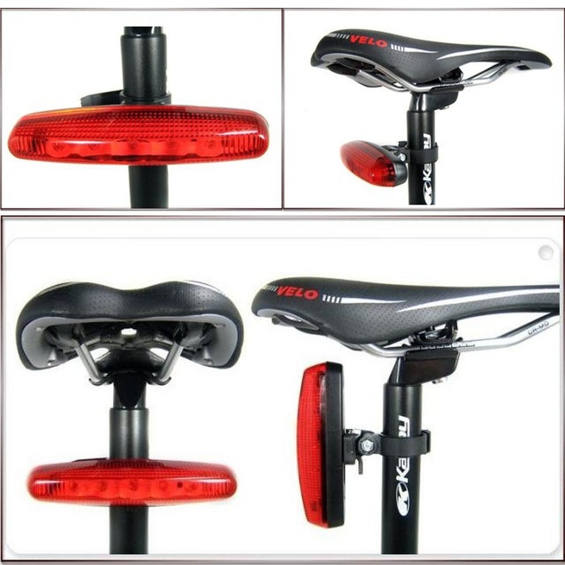 NEW 5 Led Rear 4 Flash 8 Mode Taillight Bike Tail Lights Safety Led ...