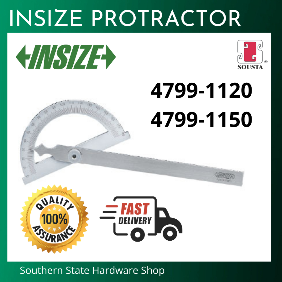 INSIZE PROTRACTOR 4799-1120//4799-1150 | Lazada