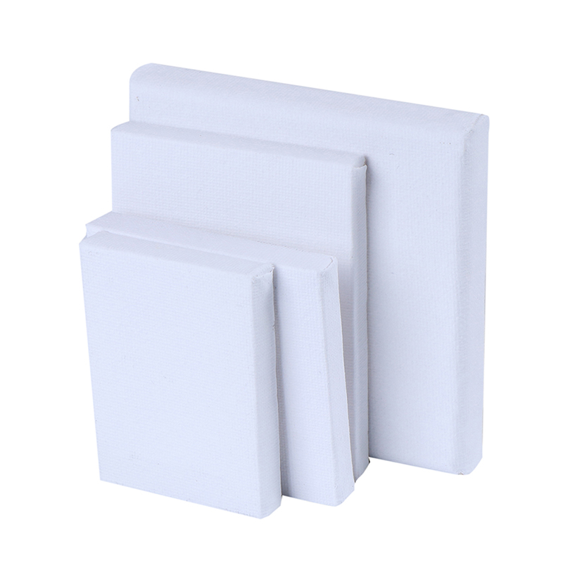Blank White Mini Small Stretched Artist Canvas Art Board Acrylic Oil ...