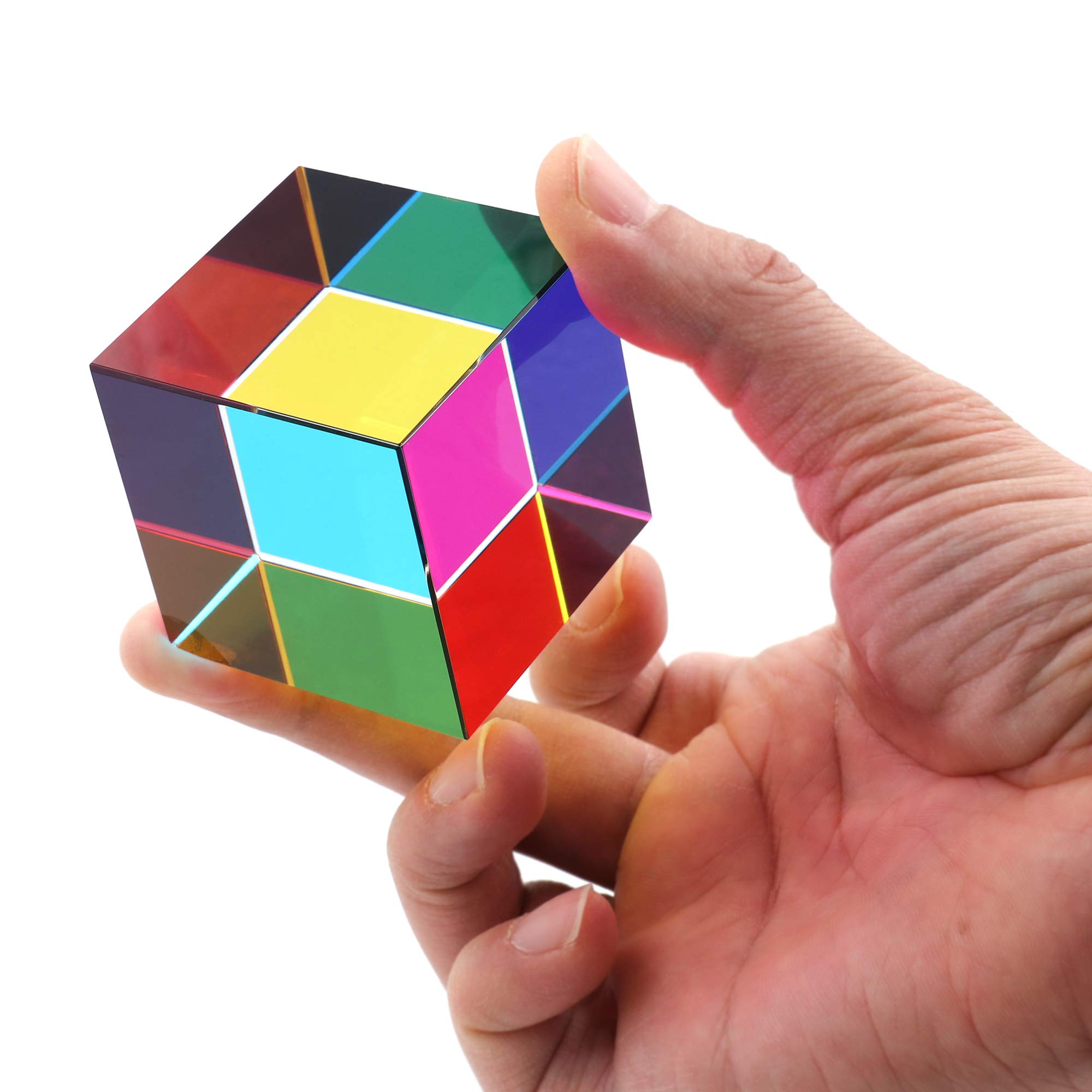【Top Selling Item】 Color Cube Prism 30 50 60 40mm cmy cube | Daraz.lk