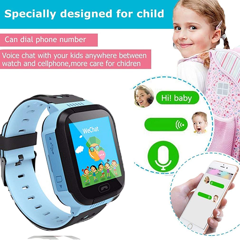 2021 Kids Smart Watch Waterproof SOS Antil-Lost Phone Watch SIM Card ...