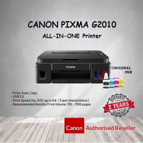 CANON PIXMA G2010 INK TANK All-IN-ONE PRINTER With Full Set Original ...