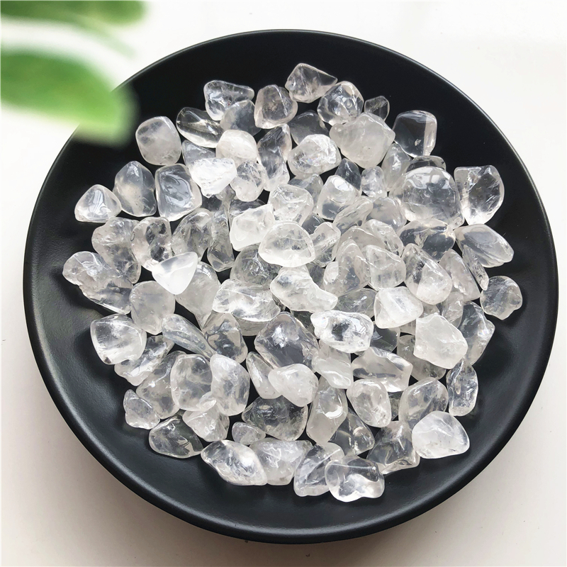 【YIYANGMAOYI111】50g 8-12mm Natural White Quartz Crystal Stone Chips ...