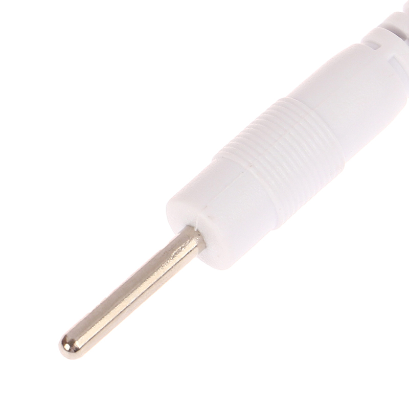 2PCS Electrode Lead Wire Connecting Cables Plug 2.0mm Snap 3.5mm Male ...