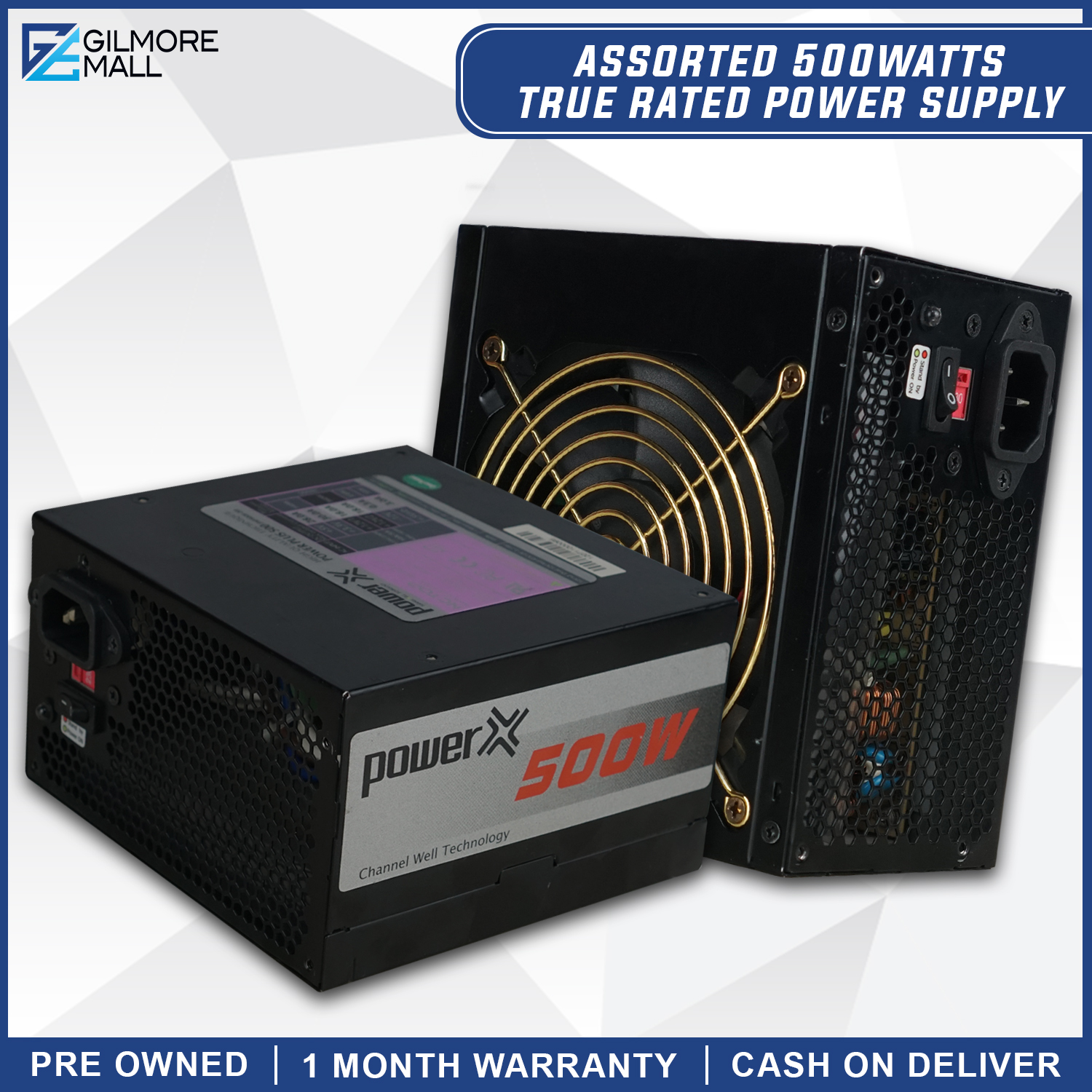 Assorted Korean True Rated Desktop Power Supply 500w 6-pins - PSU Mixed ...