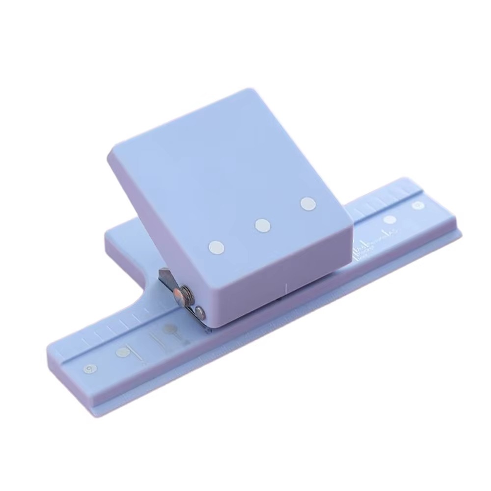 Positioning Puncher 3 Holes Hole Punching Machine DIY Manual Loose Leaf ...