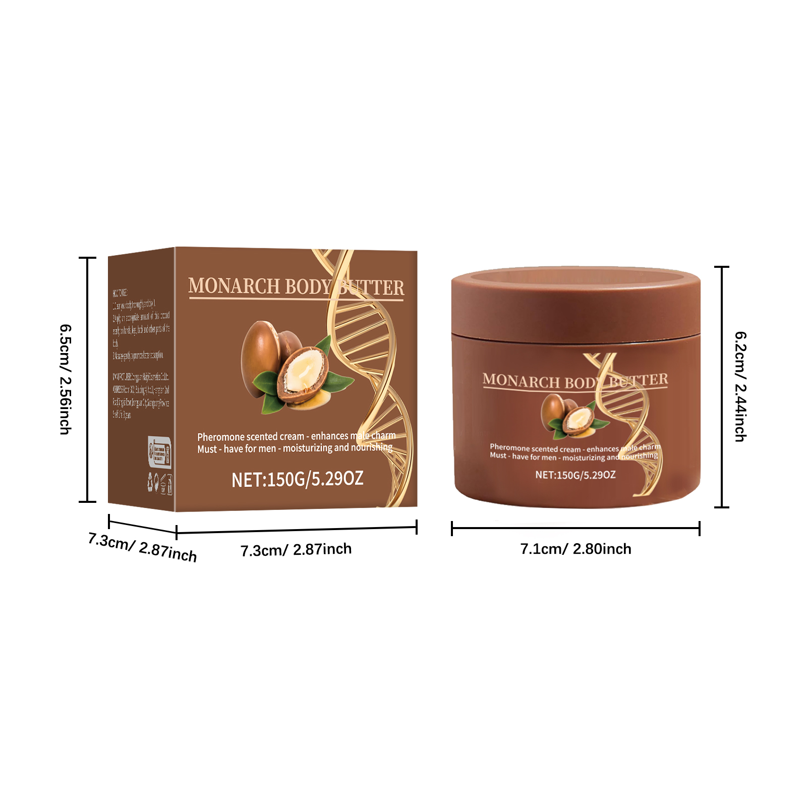 Monarch Cologne Body Butter 150g | Long-Lasting Moisturizer for Men ...
