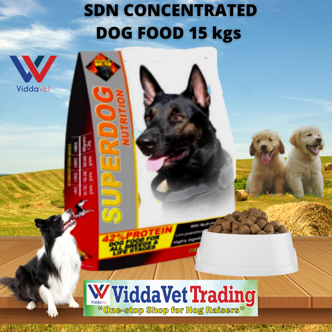 SDN 42% Super Dog Nutrition Concentrated Dog Food 15 kilos For Dogs ...