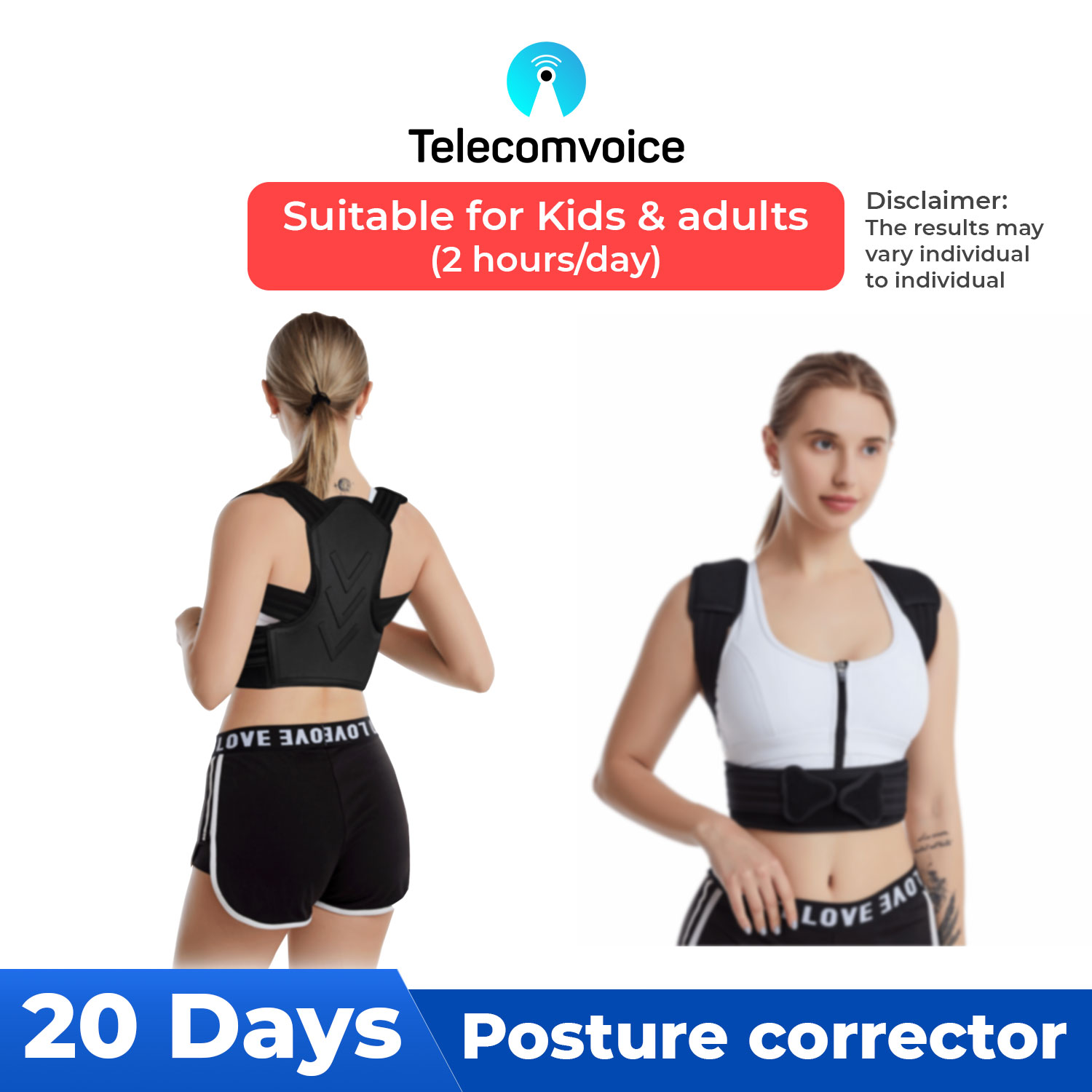 Japan Style Posture Corrector for Male Female Kids Crouched Back ...