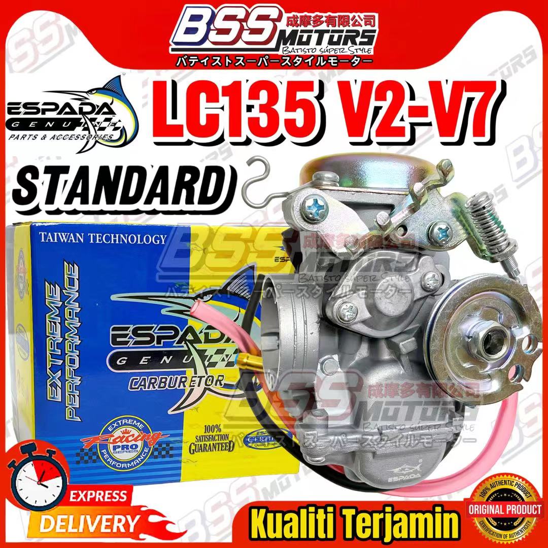 ESPADA Racing Carburetor Standard Yamaha LC135 V2 V3 V4 V5 V6 V7 LC 135 NEW 135LC ORIGINAL ...
